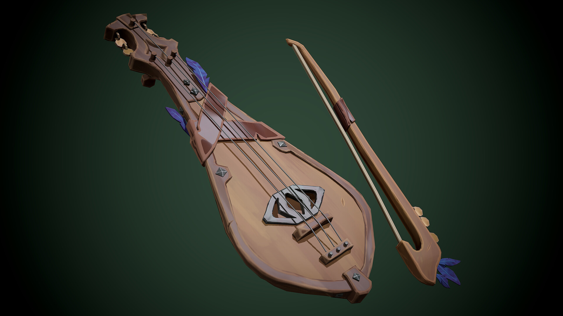 ArtStation - Rebec - Pirate Instrument