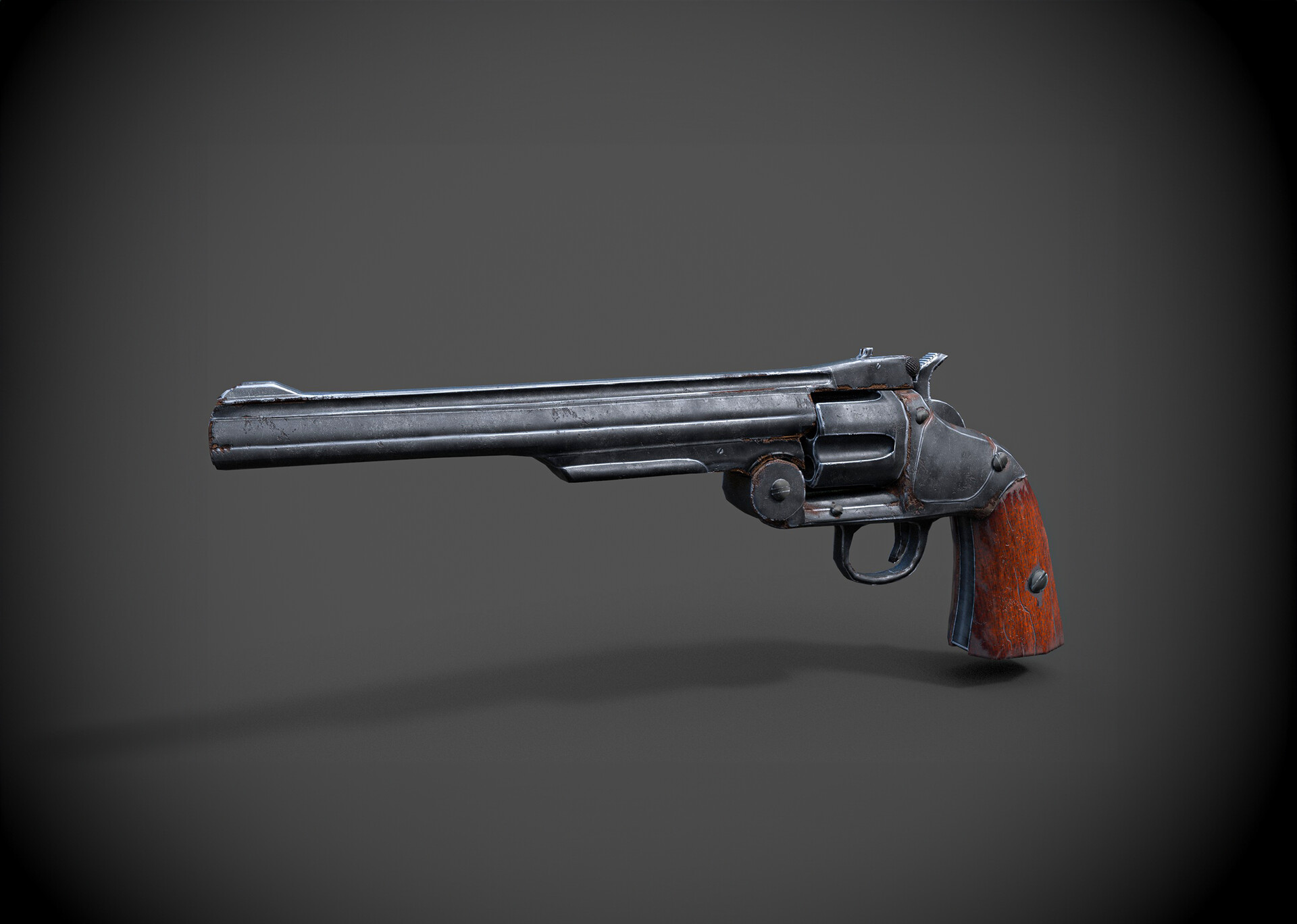 ArtStation - Schofield Smith&Wesson Revolver