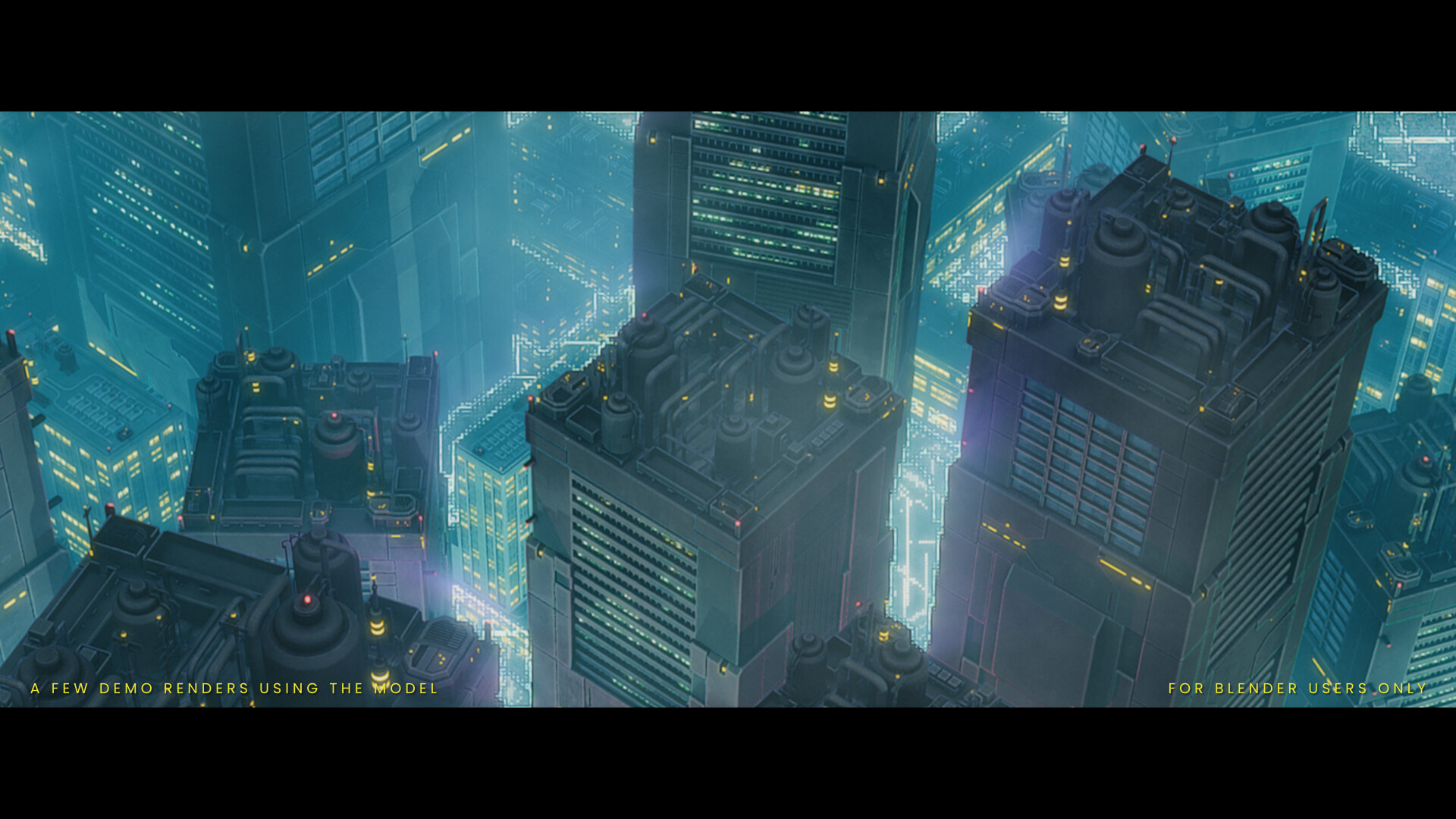 ArtStation - SCI-FI 3D Anime Building