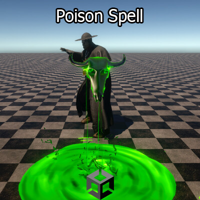 ArtStation - Poison Spell - VFX