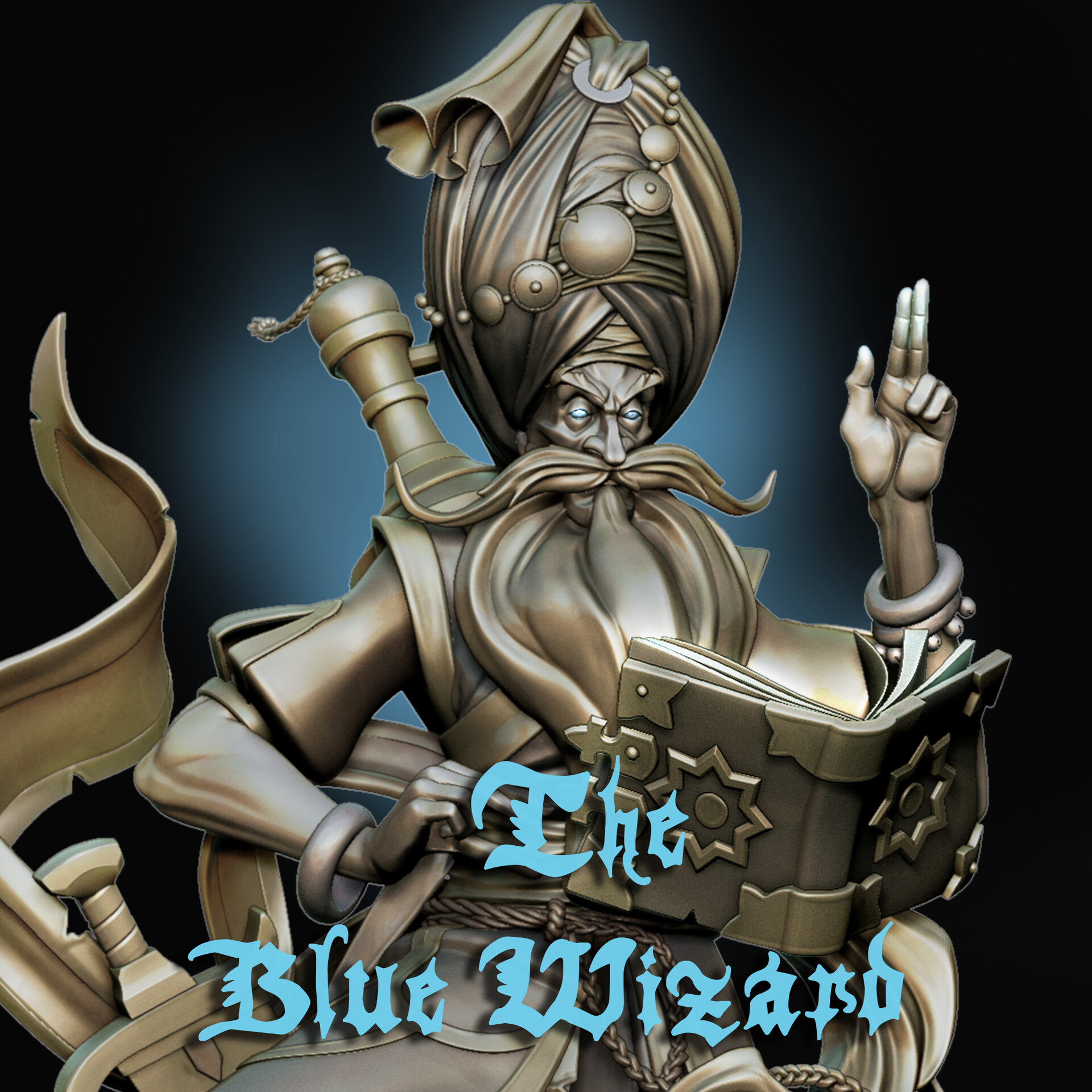 ArtStation - The Blue Wizard