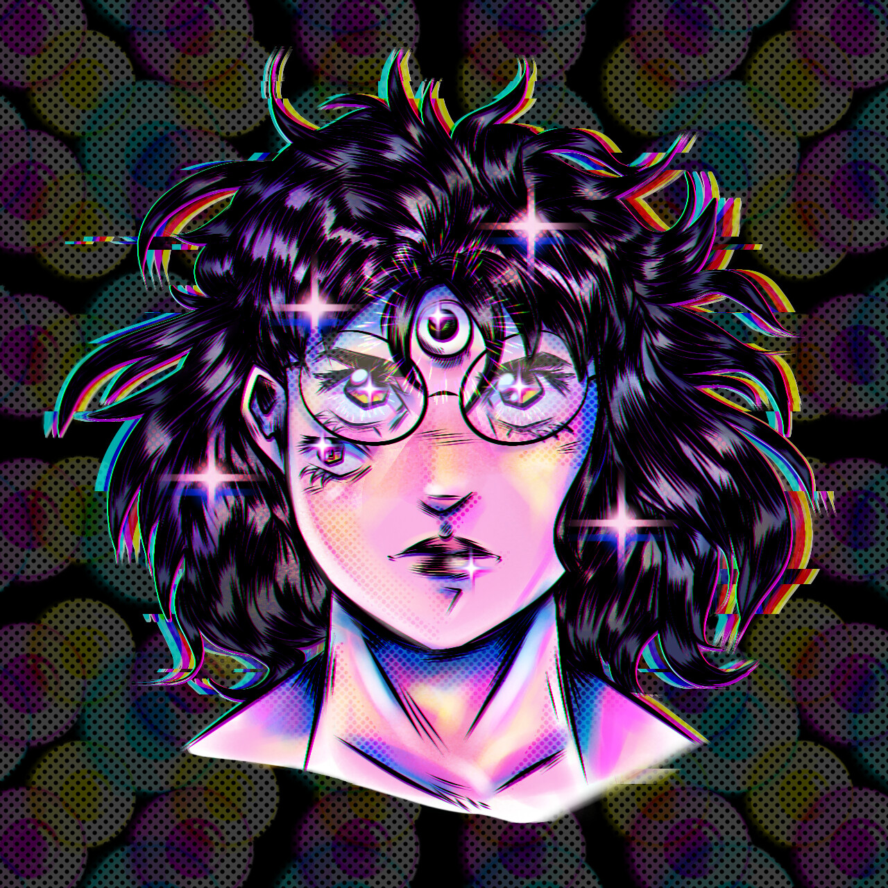 ArtStation - Trippy Portrait