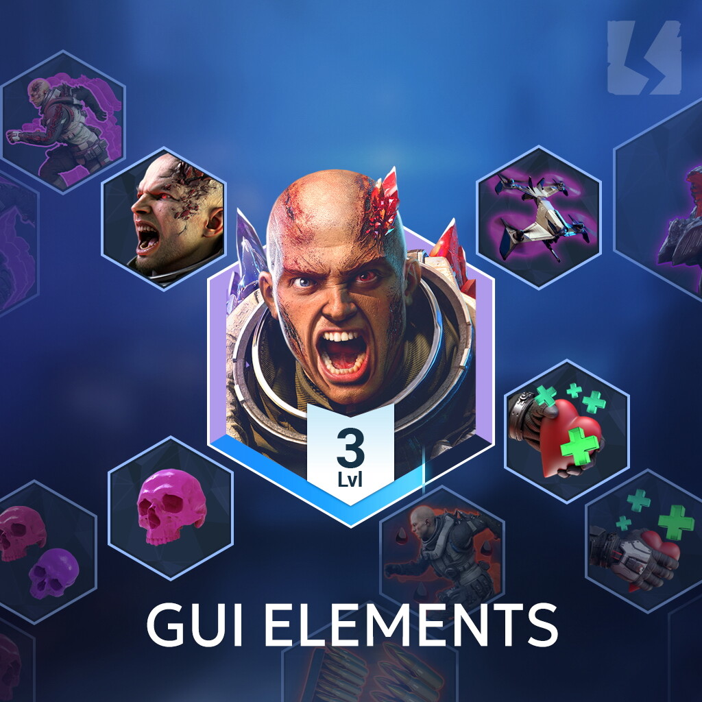 ArtStation - interface elements and icons