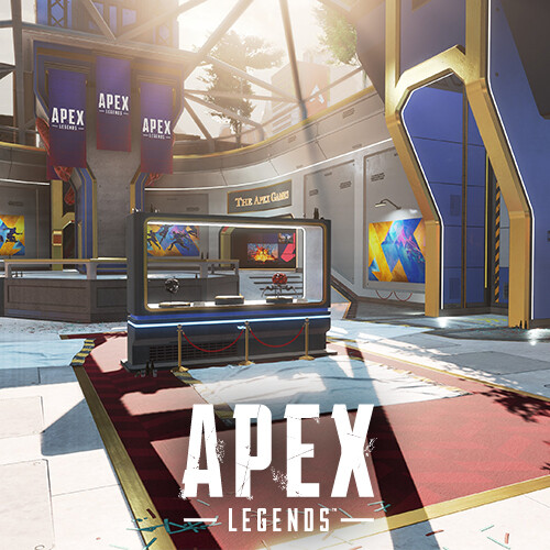 ArtStation - Apex Legends: Arsenal - Apex Games Museum Props
