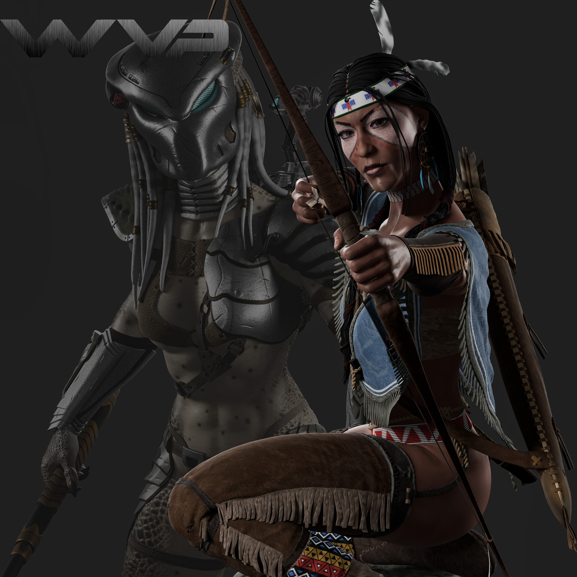 ArtStation - Warriors vs predator, India