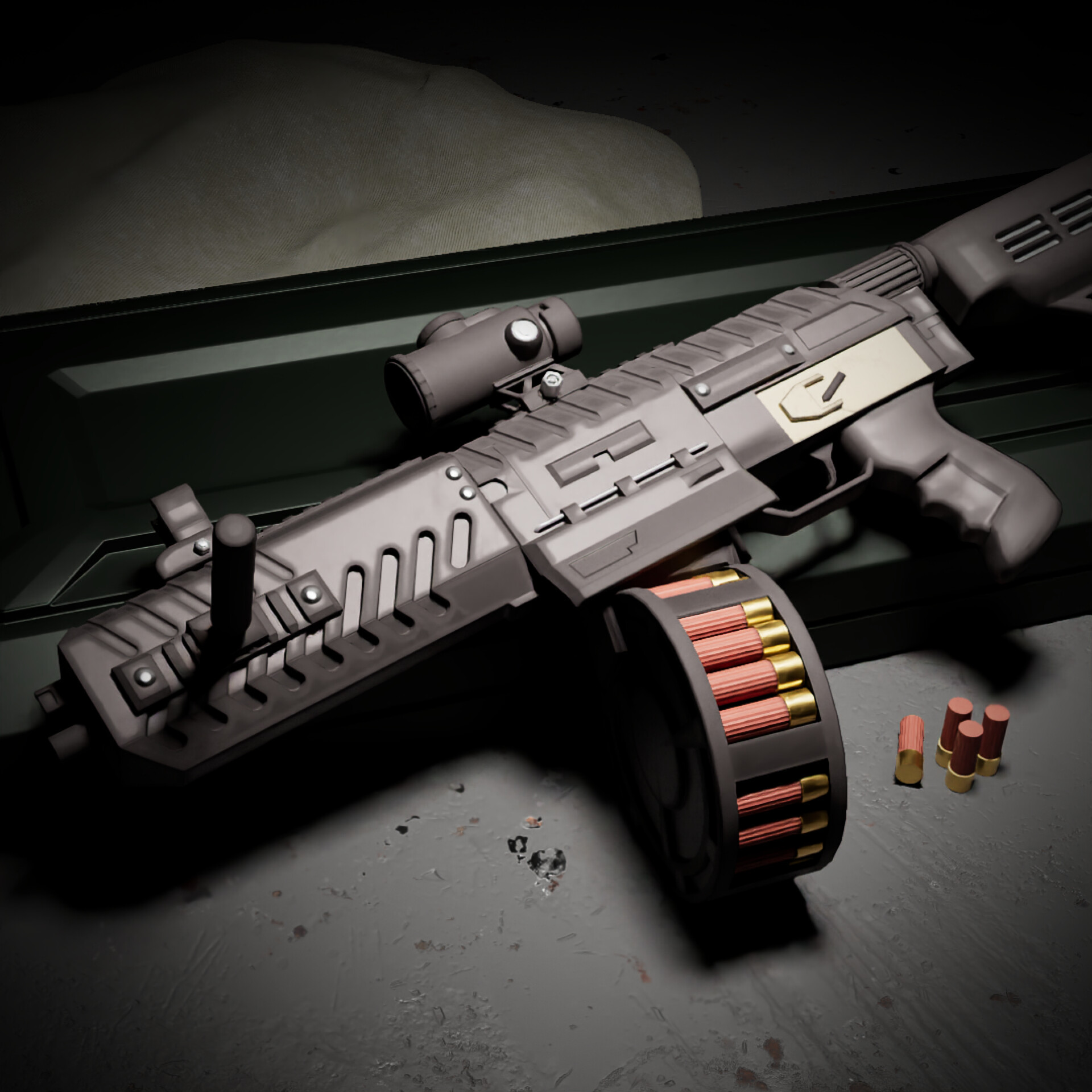 ArtStation - Drum Tactical Shotgun