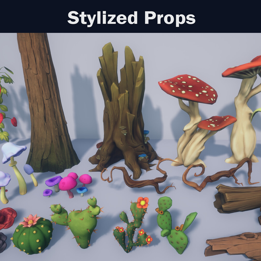 ArtStation - Stylized Props