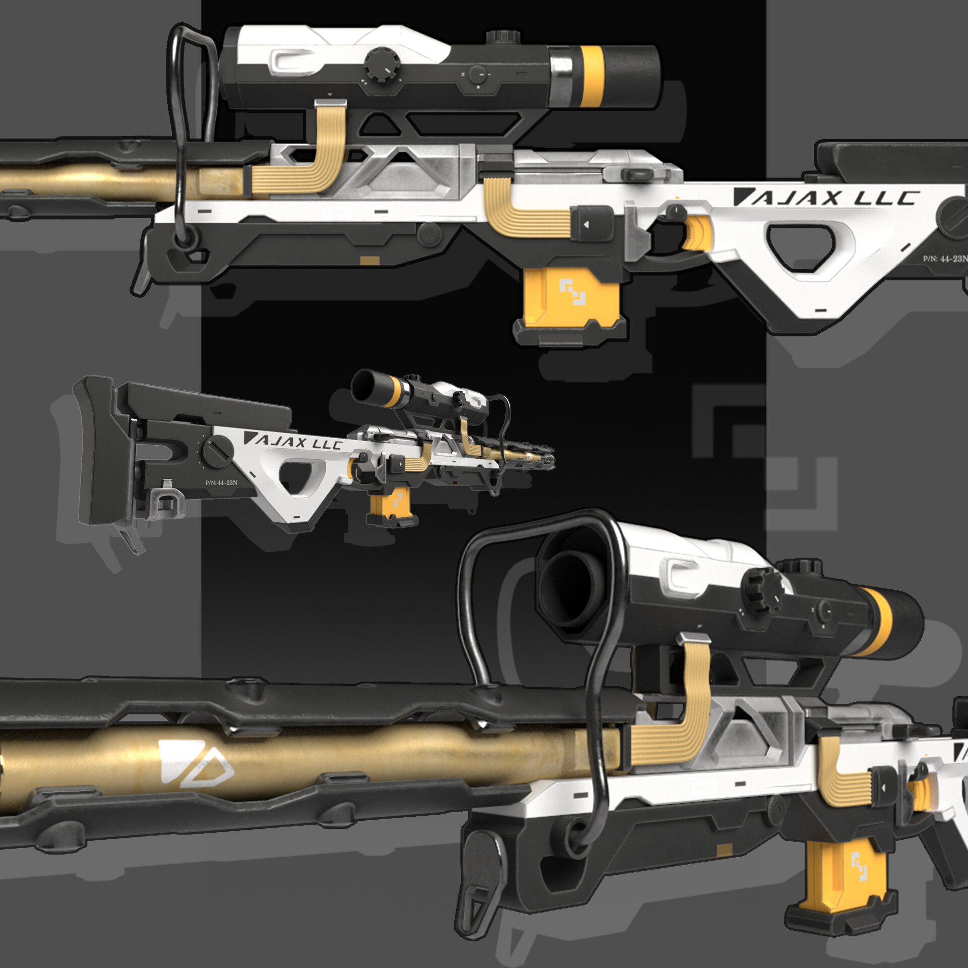 ArtStation - Riffle Gun