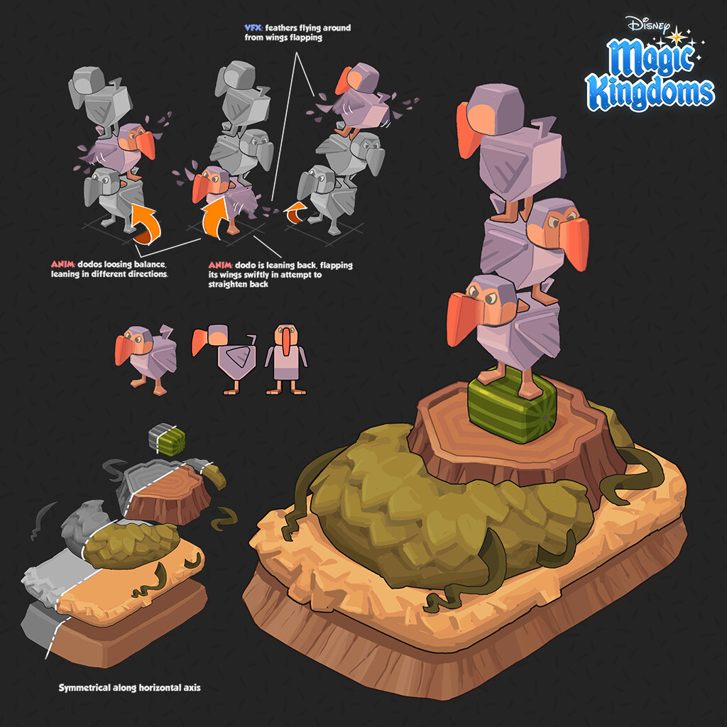 ArtStation - Ice Age - Dodo Parade Float (Disney Magic Kingdoms)