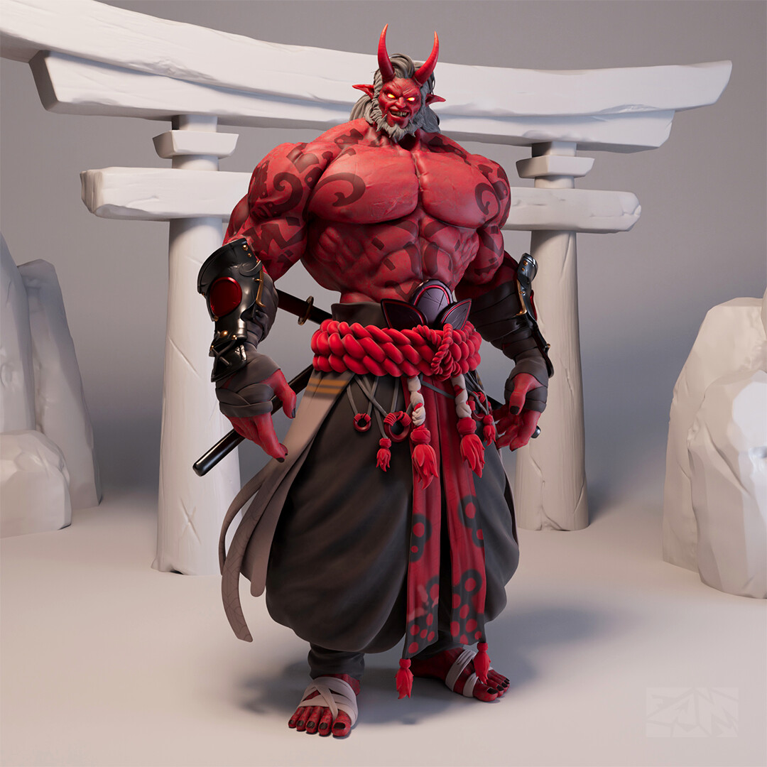 ArtStation - Oni Stylized Character