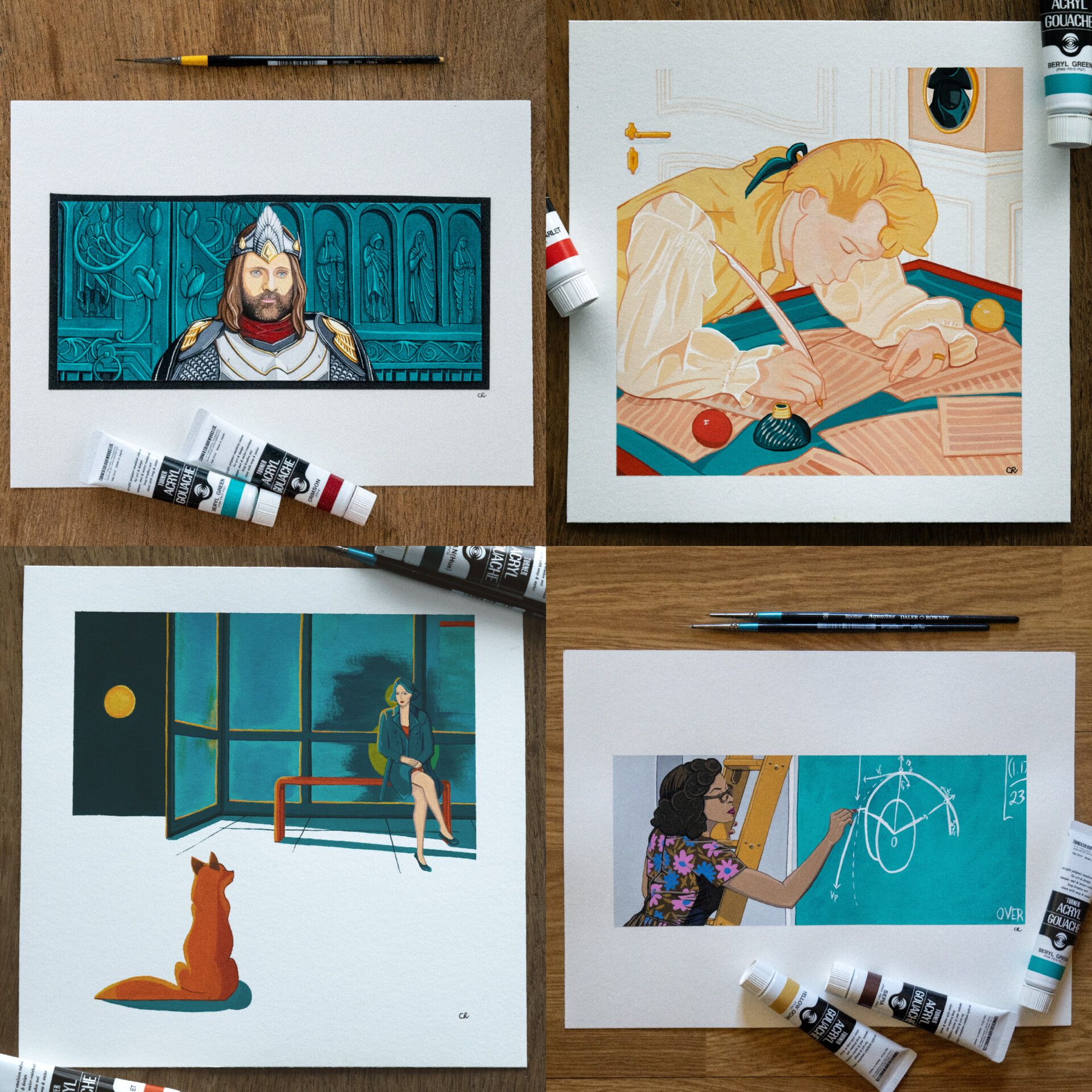 ArtStation - Gouache Paintings