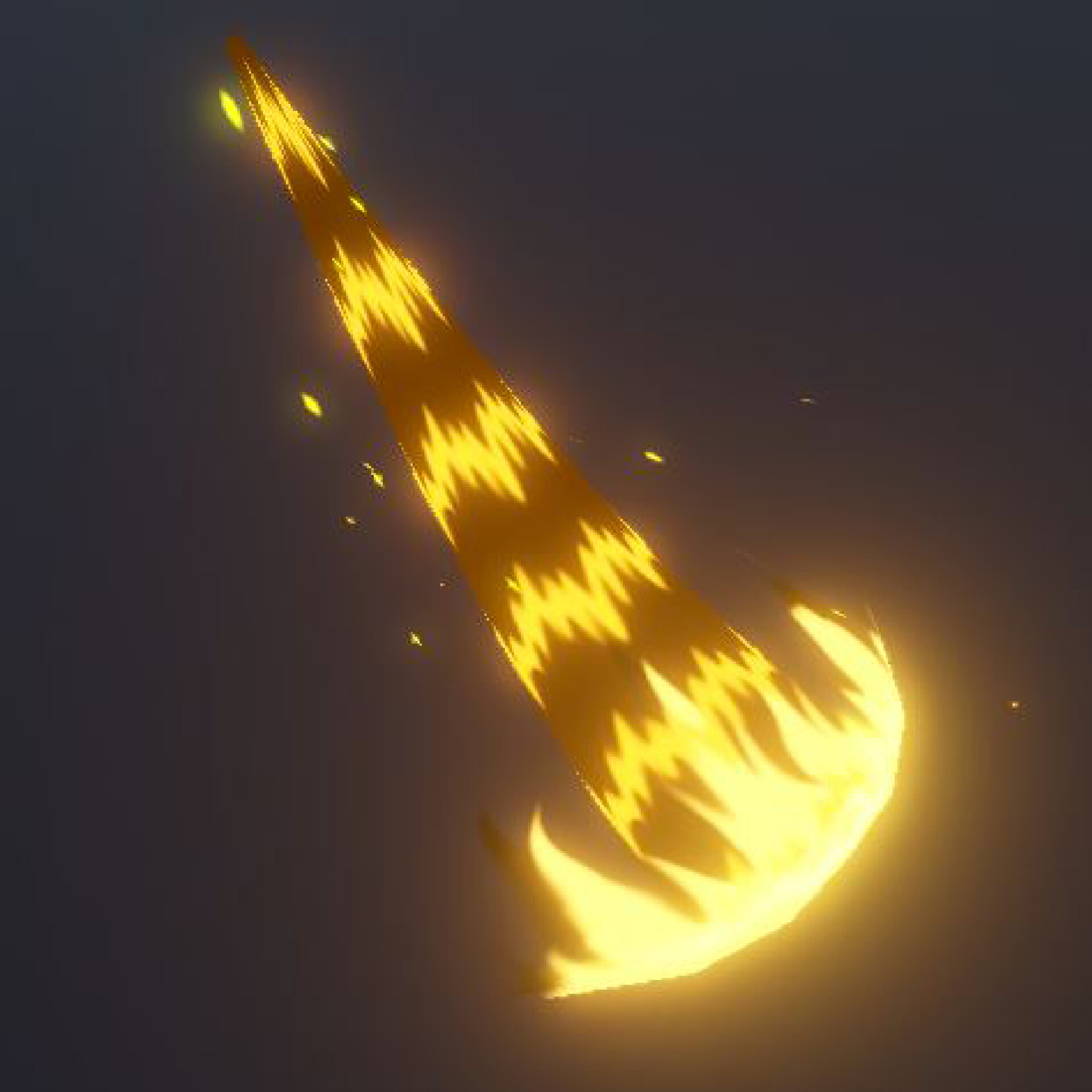 ArtStation - VFX Dragon breath