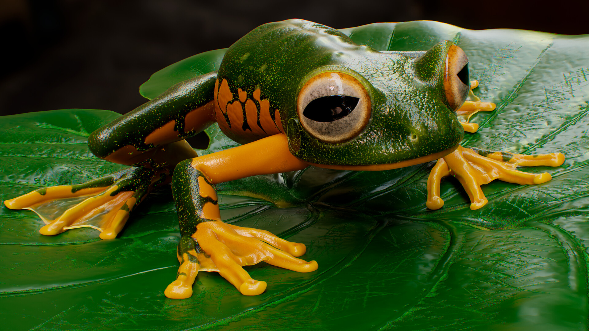 ArtStation - Little poison frog
