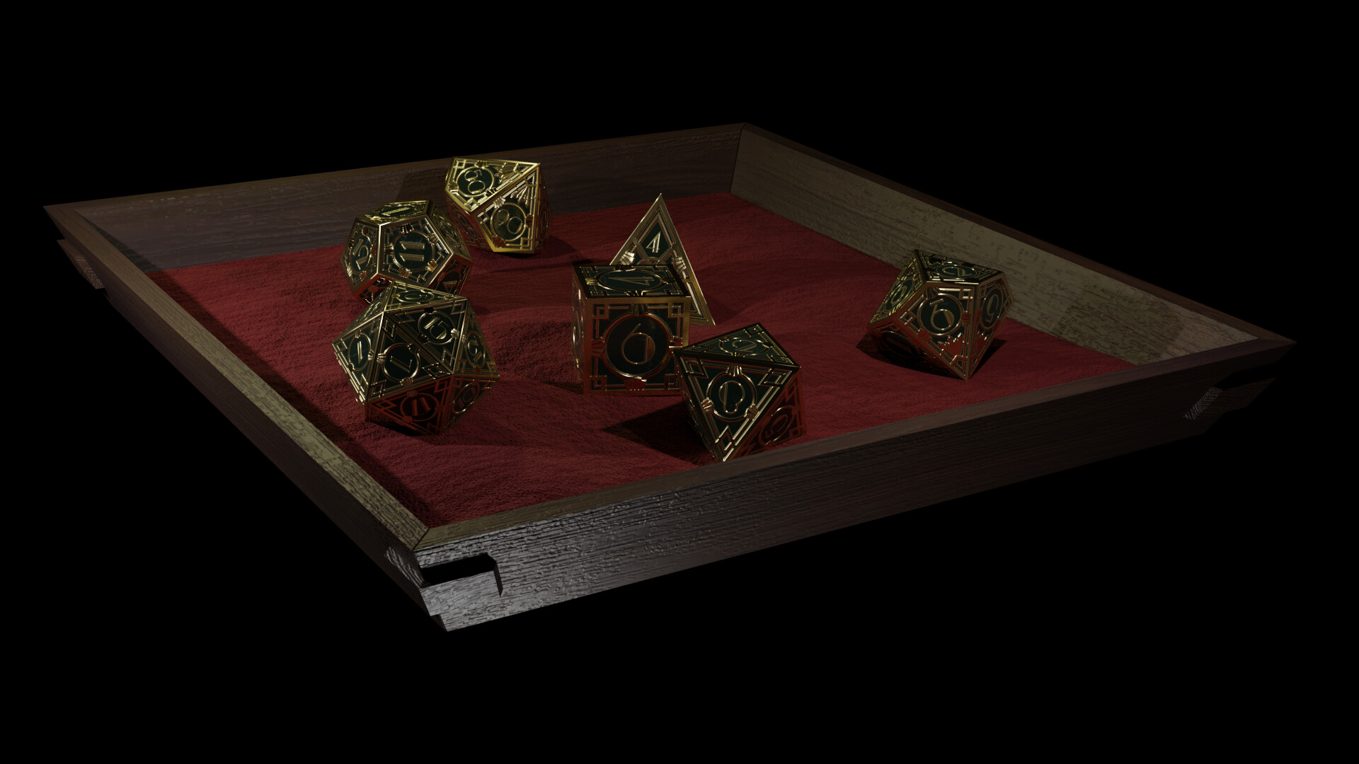 ArtStation - Keys from the Golden Vault Dice