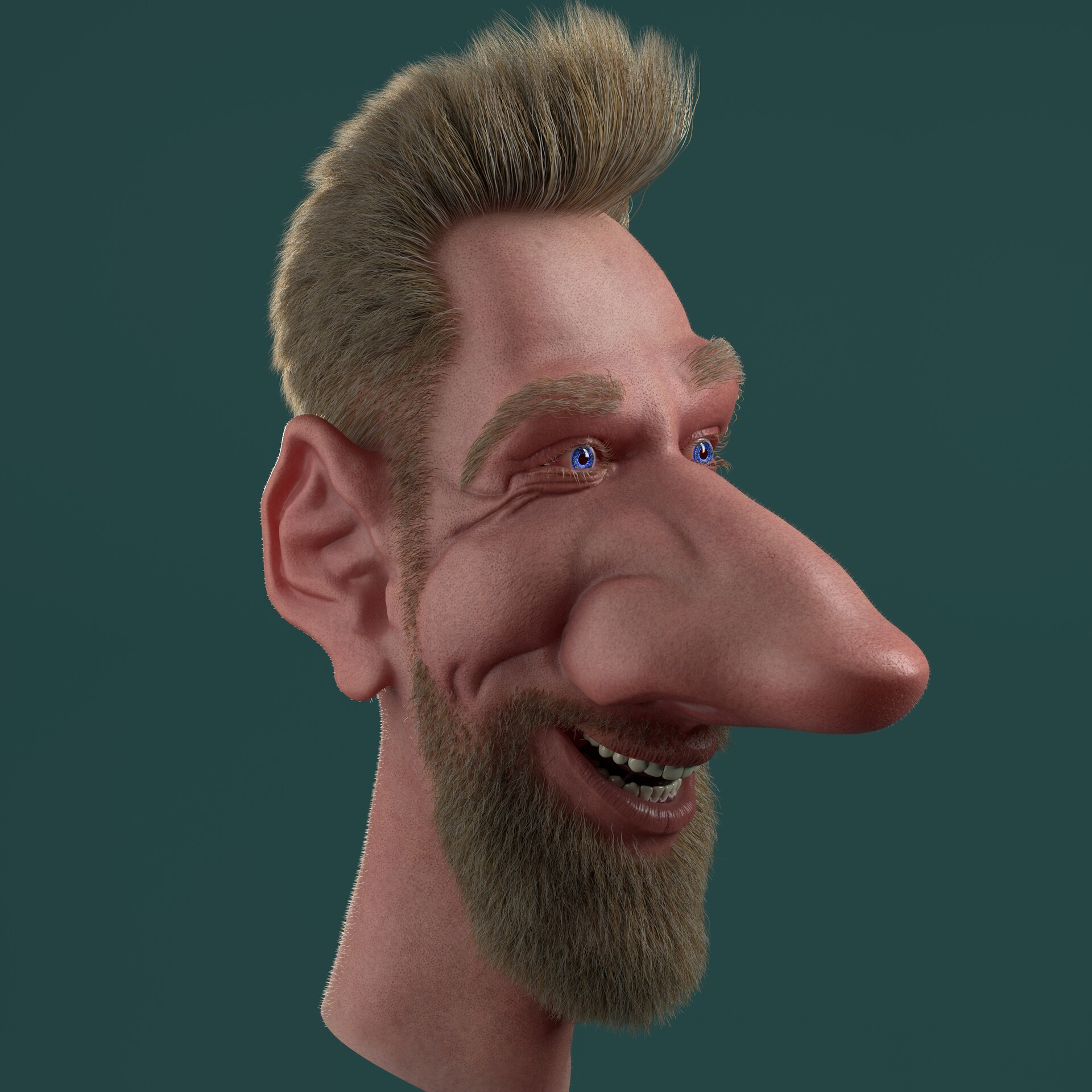 ArtStation - 3D HYPER-REALISTIC CHARACTER CARICATURE OF LIONEL MESSI