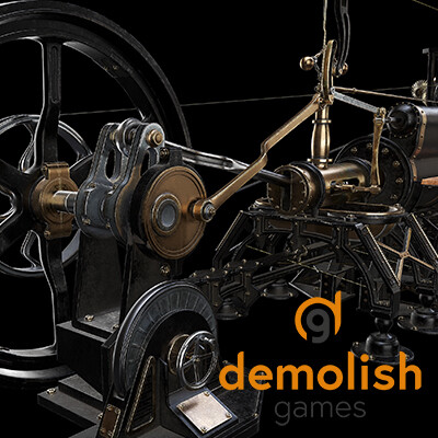 ArtStation - Steampunk Airship Engine