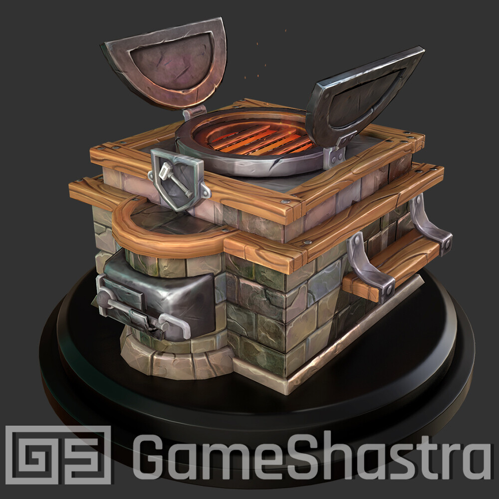 ArtStation - Painted style 3D props