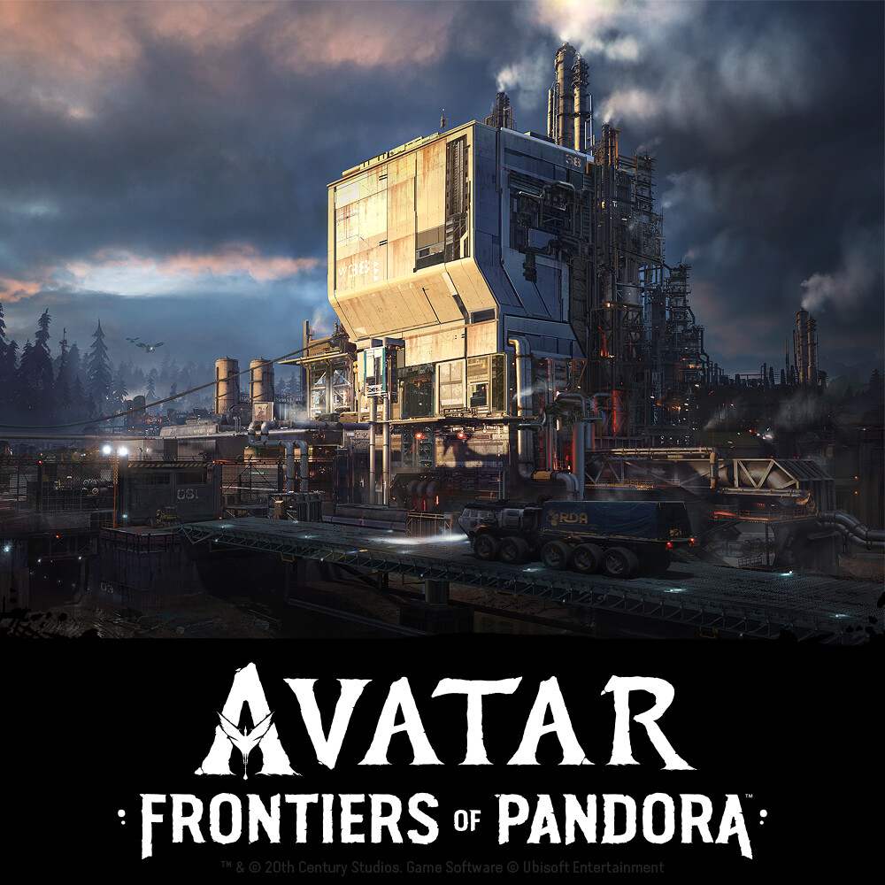 ArtStation - RDA Outpost - Steam Outpost Bravo