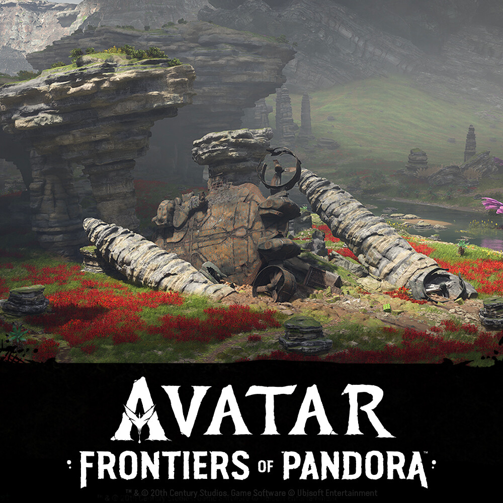 ArtStation - Frontiers of Pandora - Crashed airships