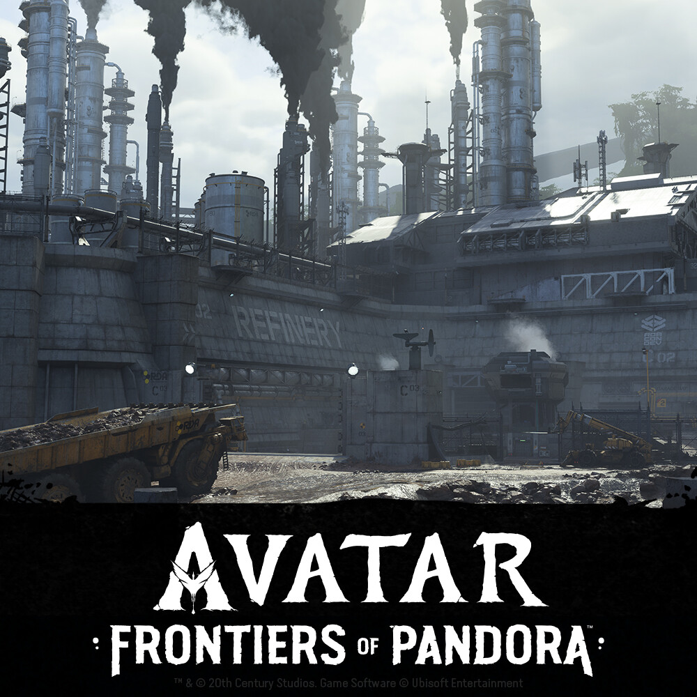 ArtStation - Refinery Base - Avatar: Frontiers of Pandora