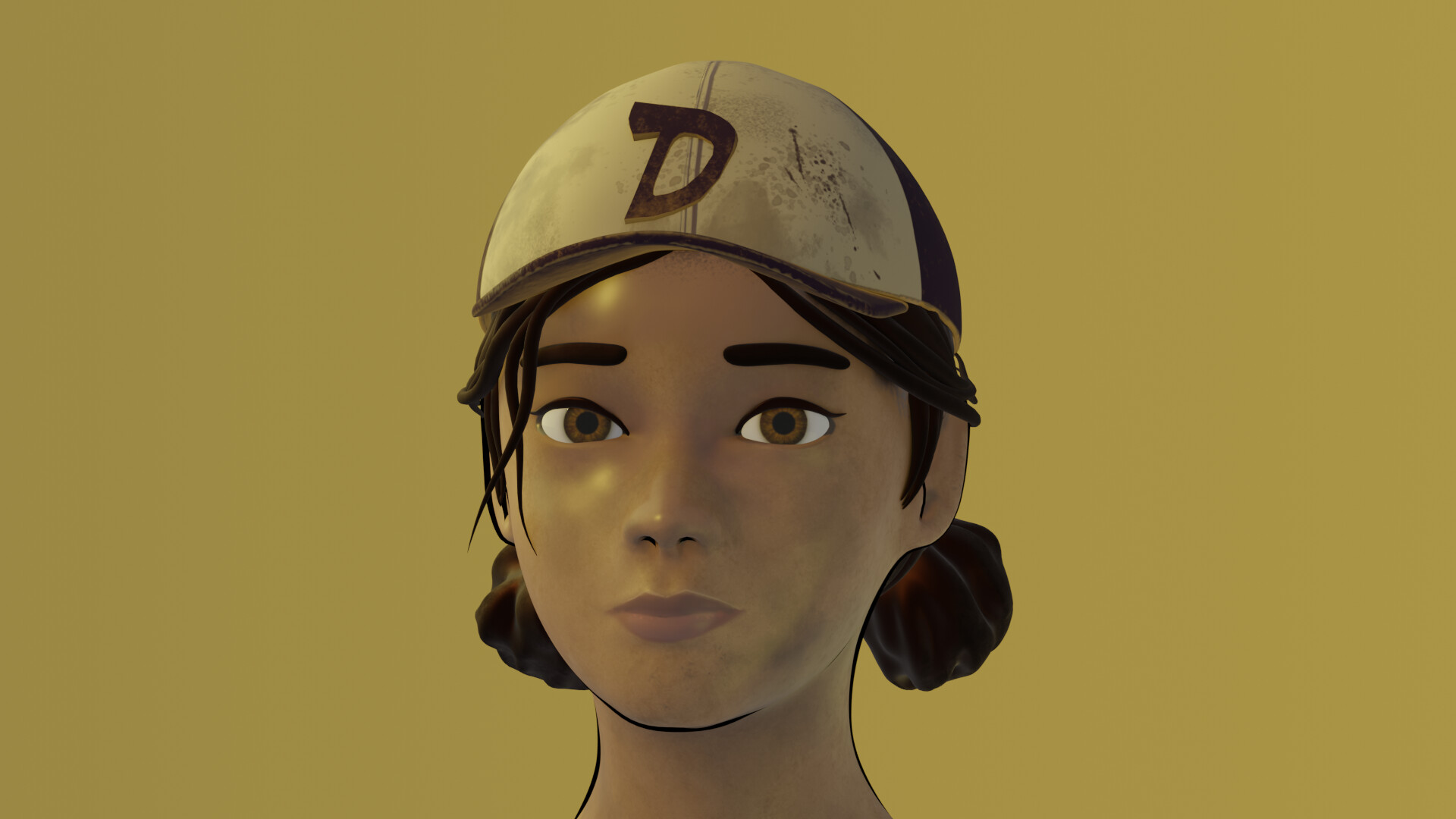 ArtStation - Fanart of Clementine from The Walking Dead Game