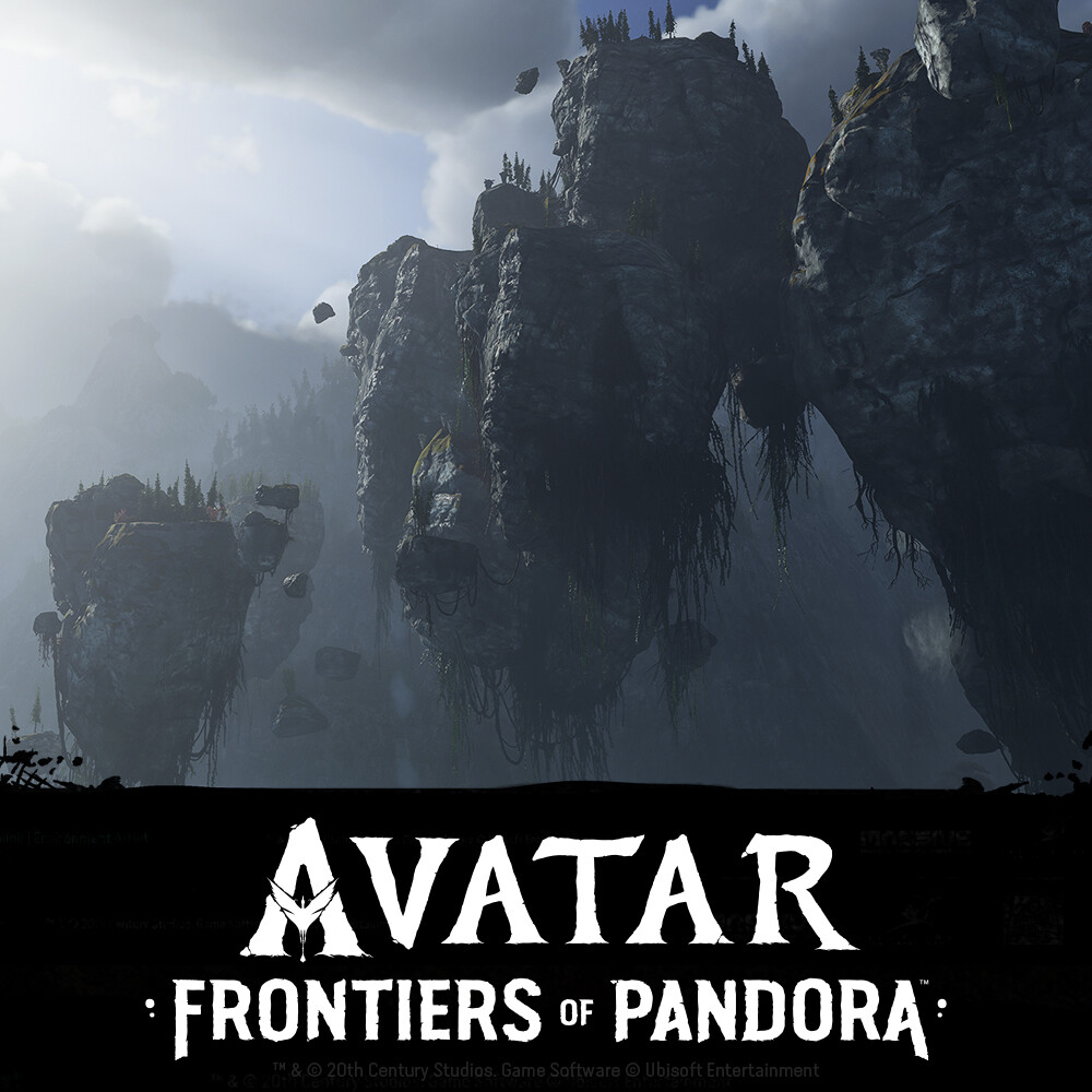 ArtStation - Frontiers of Pandora - Floating Mountains - Clouded Forest