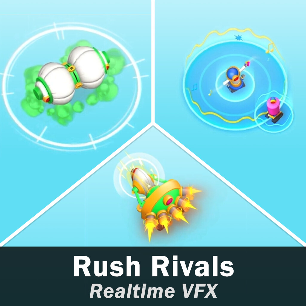 ArtStation - Rush Rivals Realtime VFX