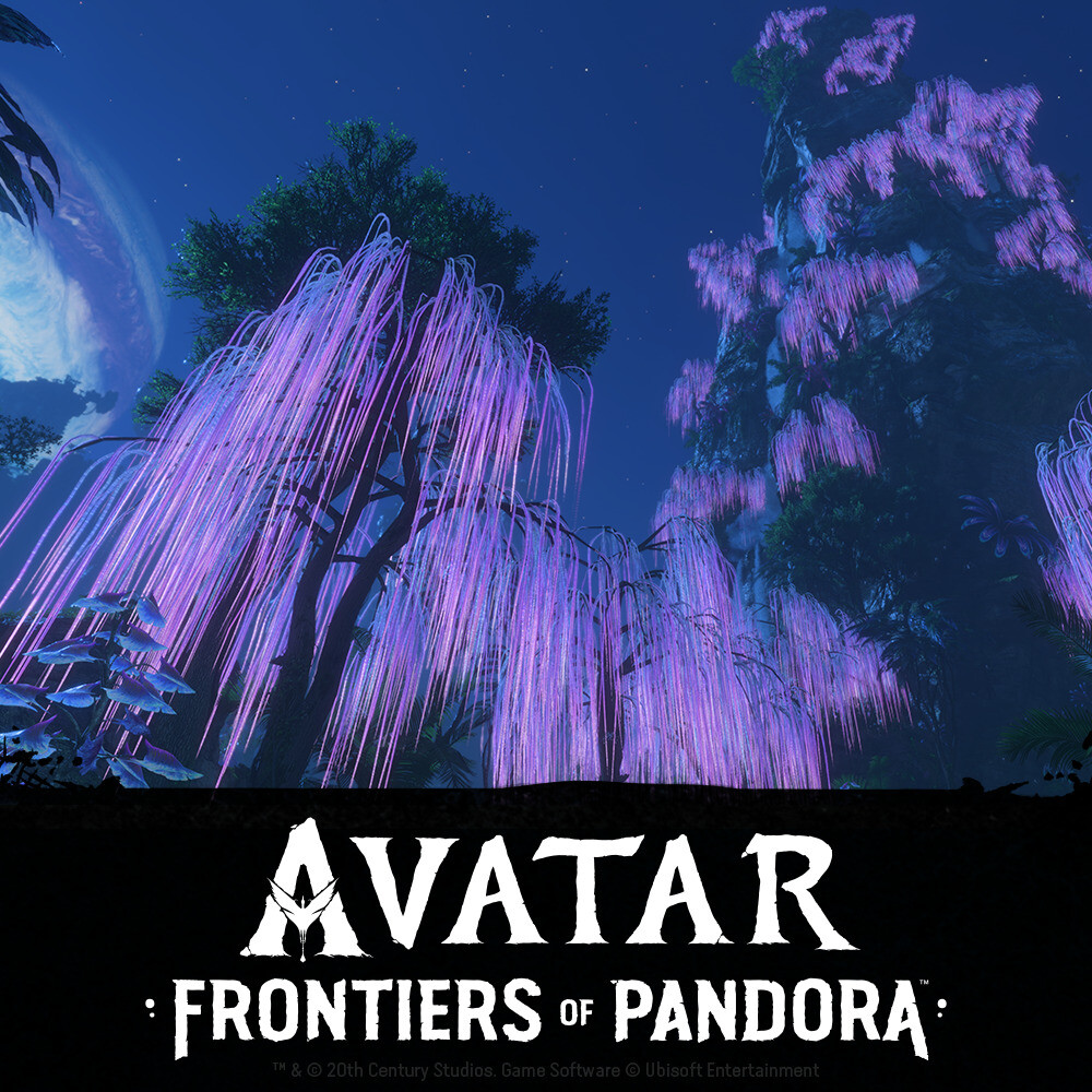 ArtStation - Avatar: Frontiers of Pandora: Willow Tree in The Rainforest