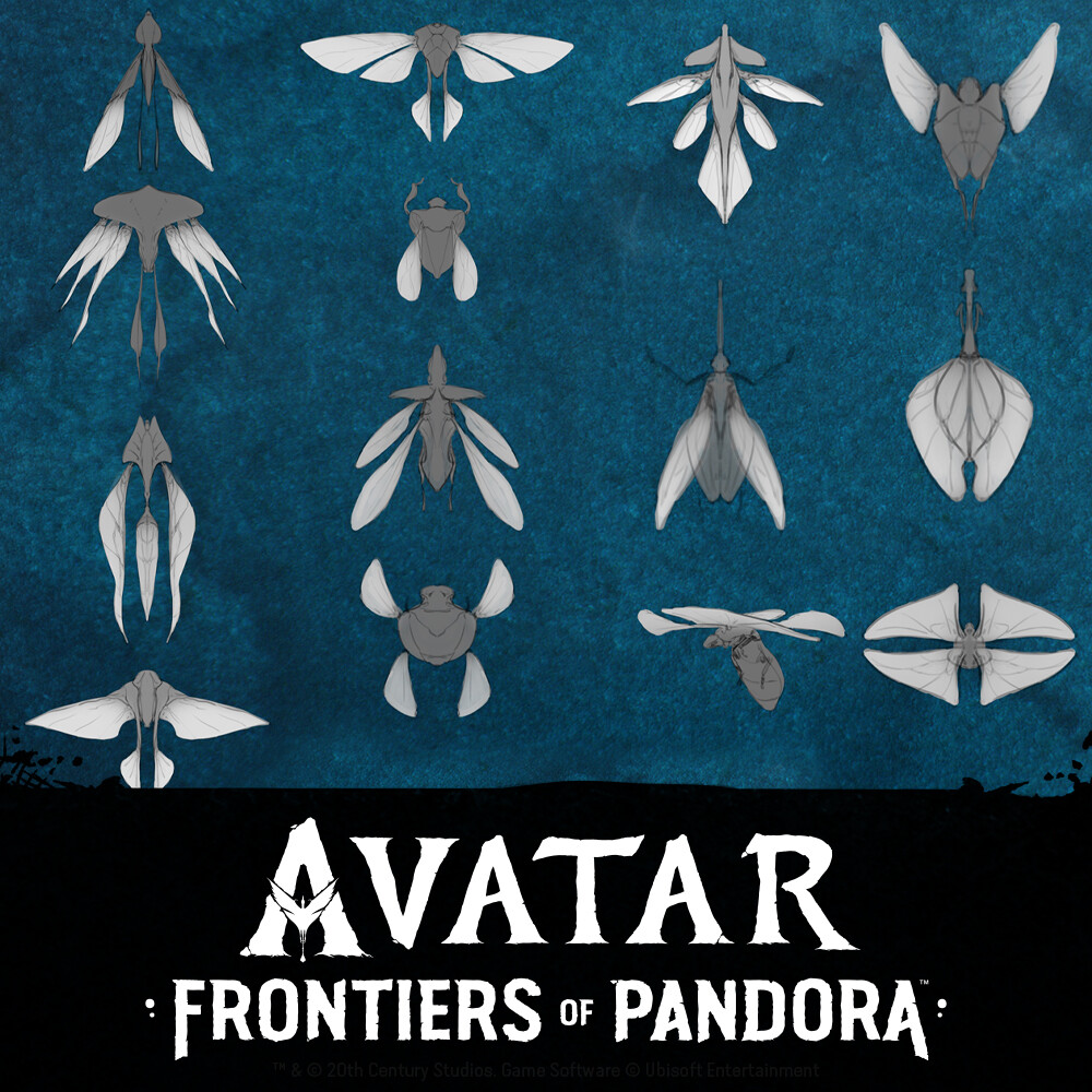 ArtStation - Avatar: Frontiers of Pandora-Insect Thumbnails
