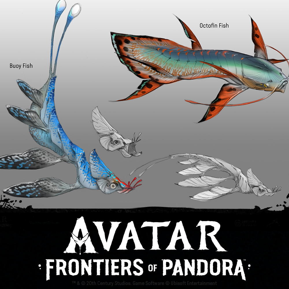 ArtStation - Avatar Buoy Fish & Octofin Fish