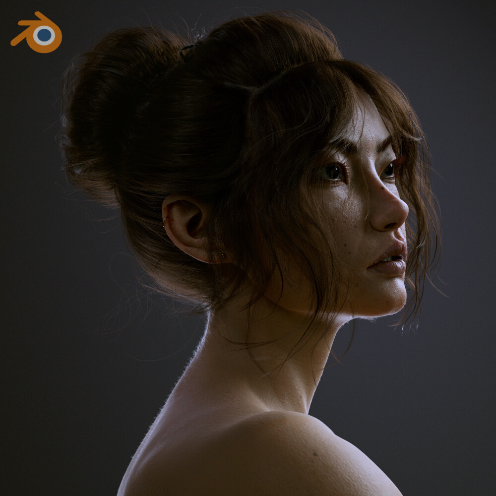 ArtStation - Blender portrait practice