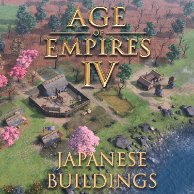 ArtStation - Age of Empires 4 - Japanese Buildings