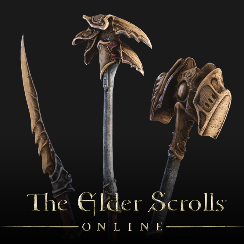 ArtStation - 2022 Medieval weapon 2 TESO
