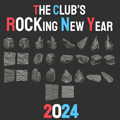 ArtStation - The Club's ROCKing New Year 2024