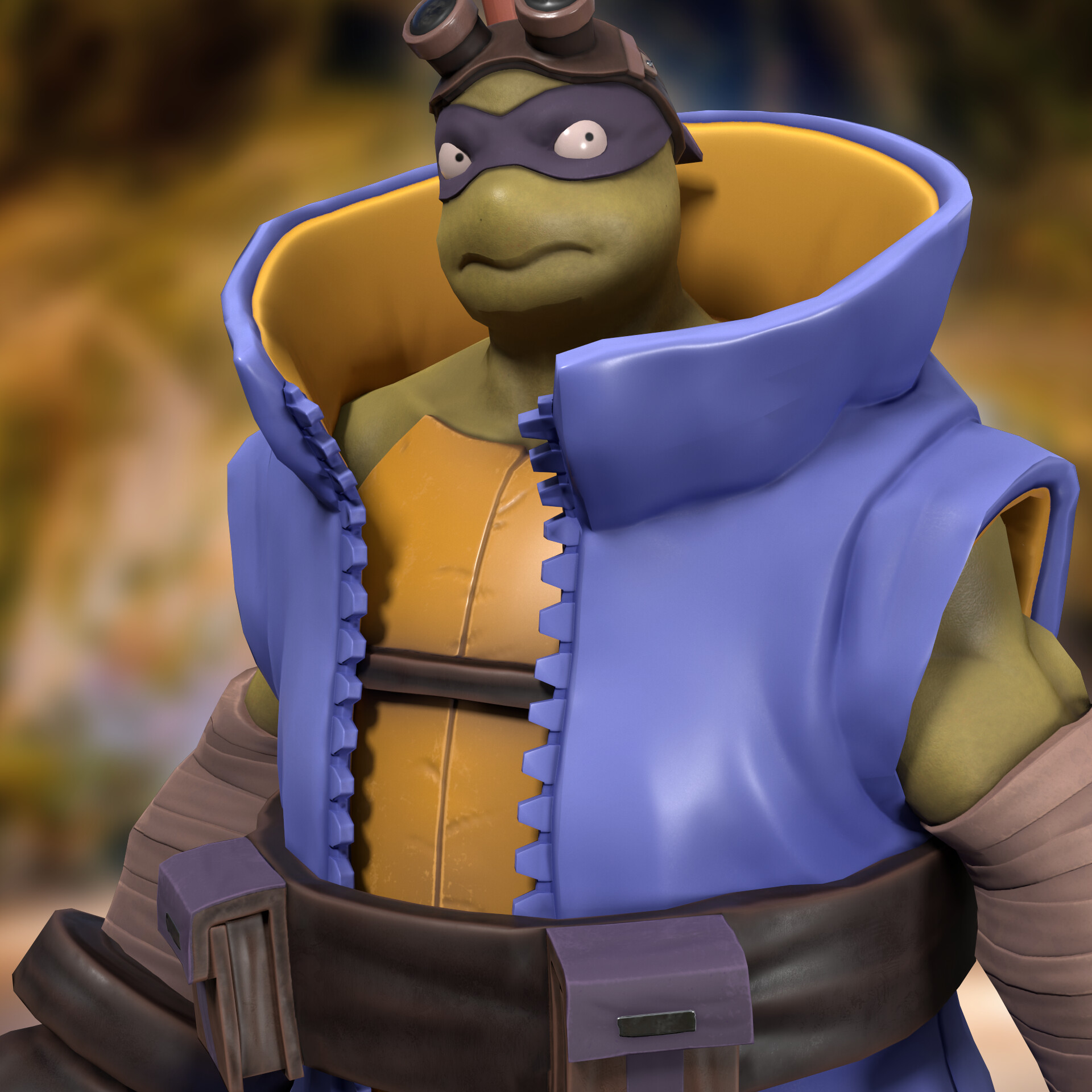 ArtStation - TMNT Donatello (FuryLion Test task)