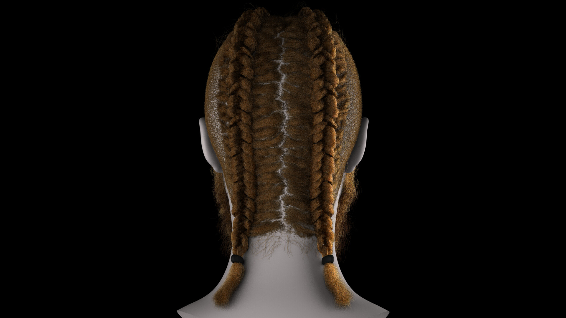 ArtStation - Viking Braid Hairstyle: Houdini Groom