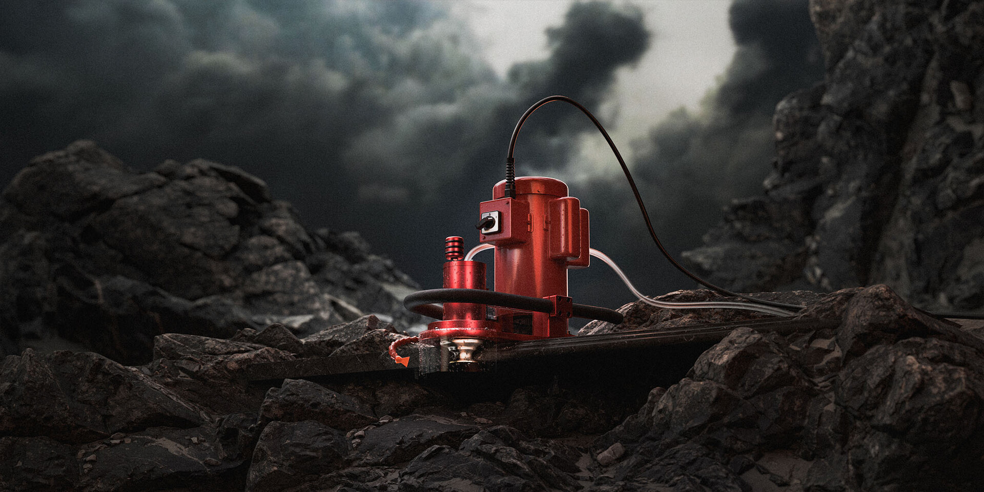 ArtStation - Omega Diamond Stone Routers Line Marketing Design