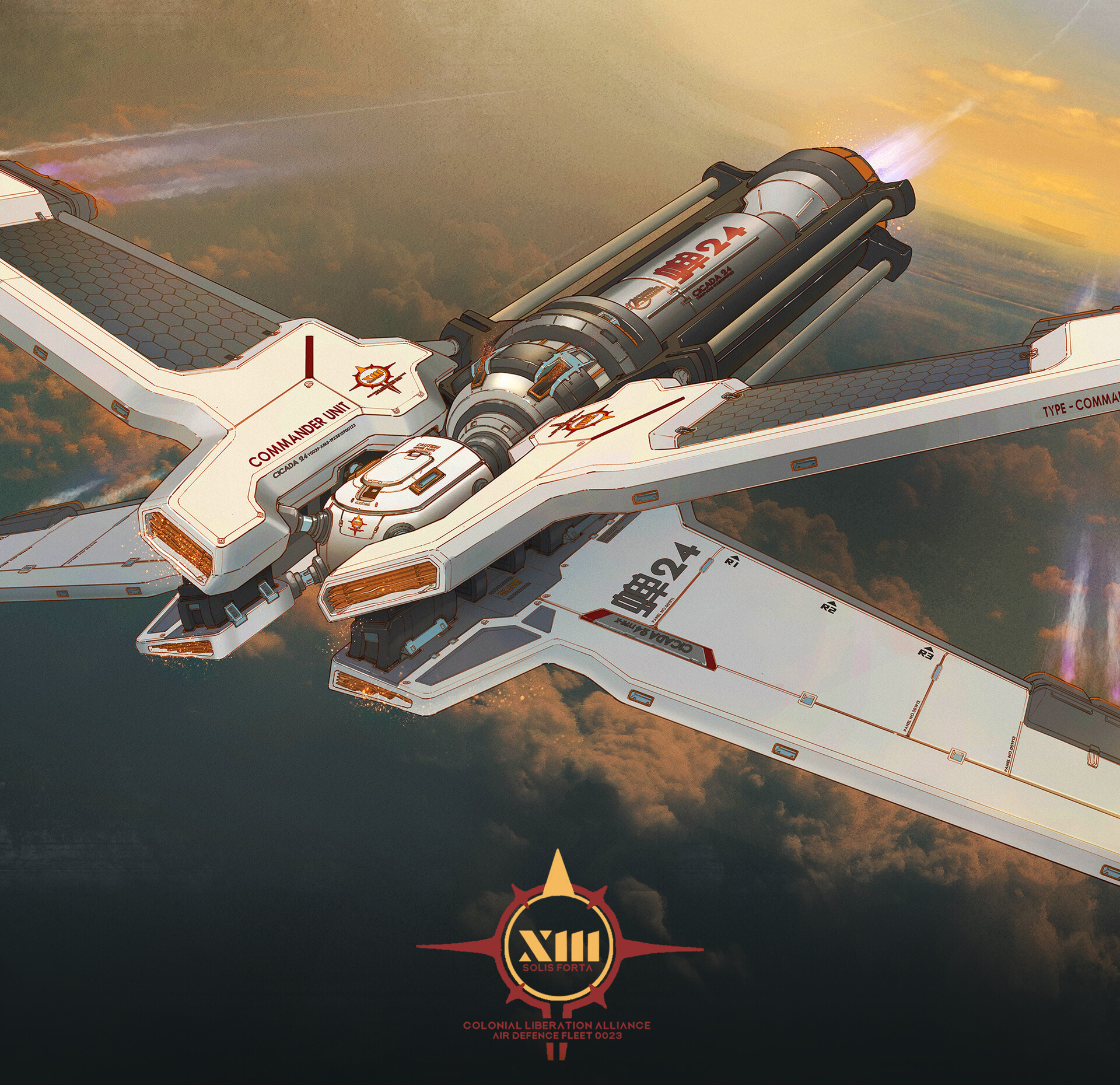 ArtStation - CICADA 24 TYPE-X Hover Jet