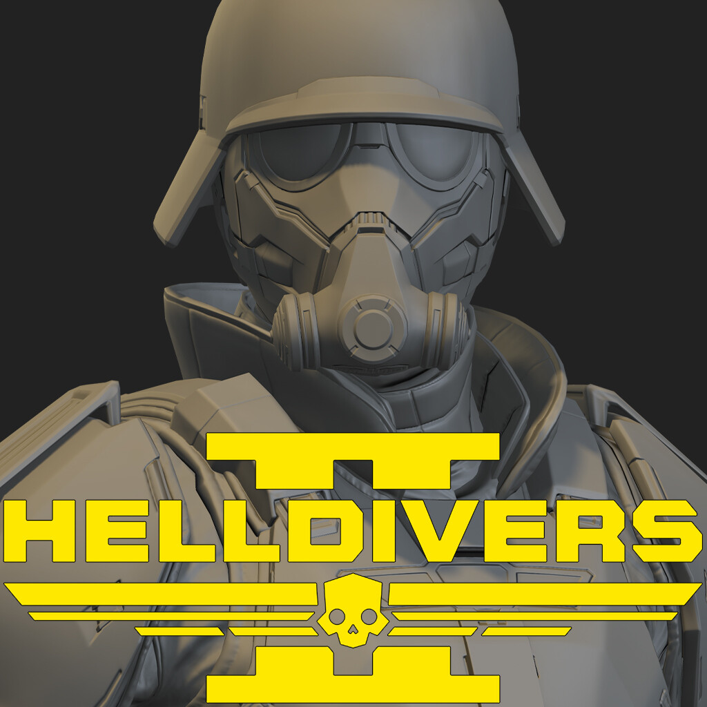 ArtStation - Helldivers 2 Deathtrooper
