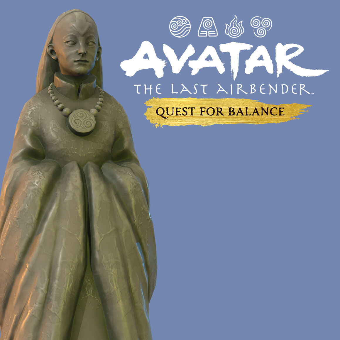 ArtStation - AVATAR YANGCHEN STATUE ATLA_Quest for Balance
