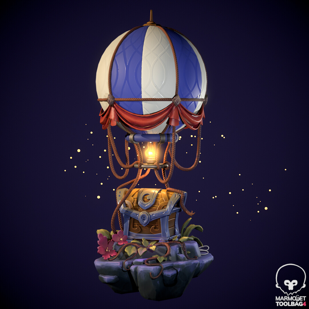 ArtStation - Stylized Balloon