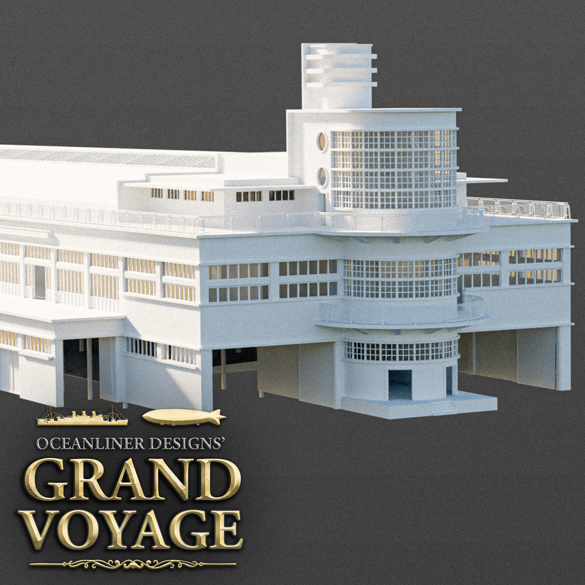 ArtStation - 1950 Ocean Terminal - Grand Voyage