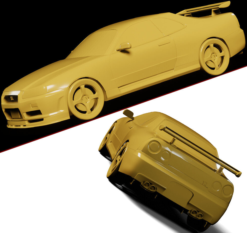 ArtStation - Nissan Skyline GT-R