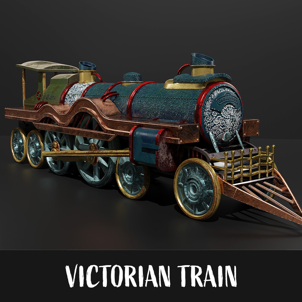 ArtStation - Victorian Train