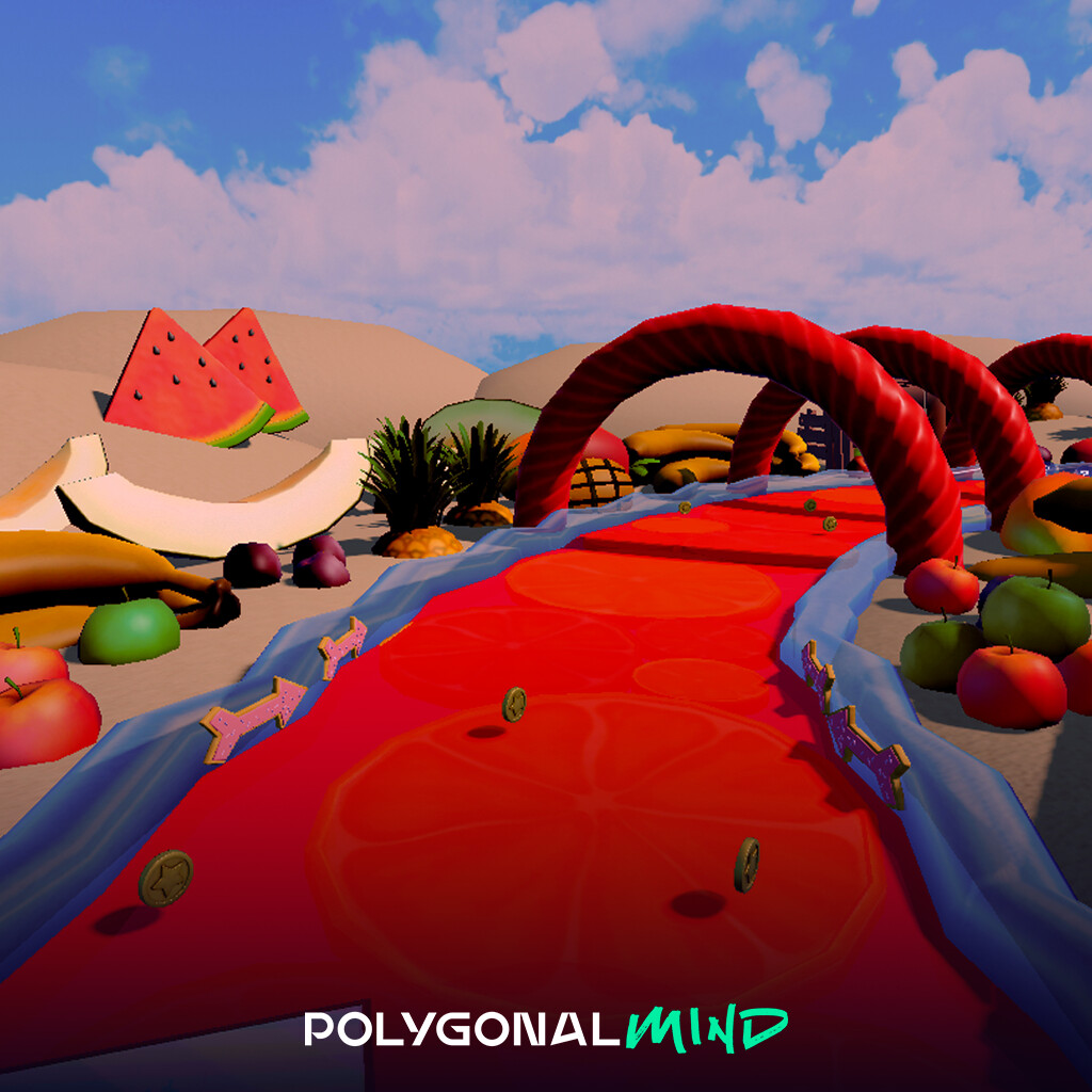ArtStation - Sweet candy kart race