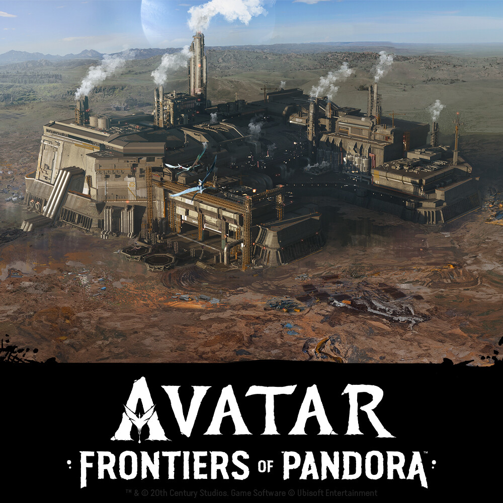 ArtStation - RDA Outpost - Extractor Plant