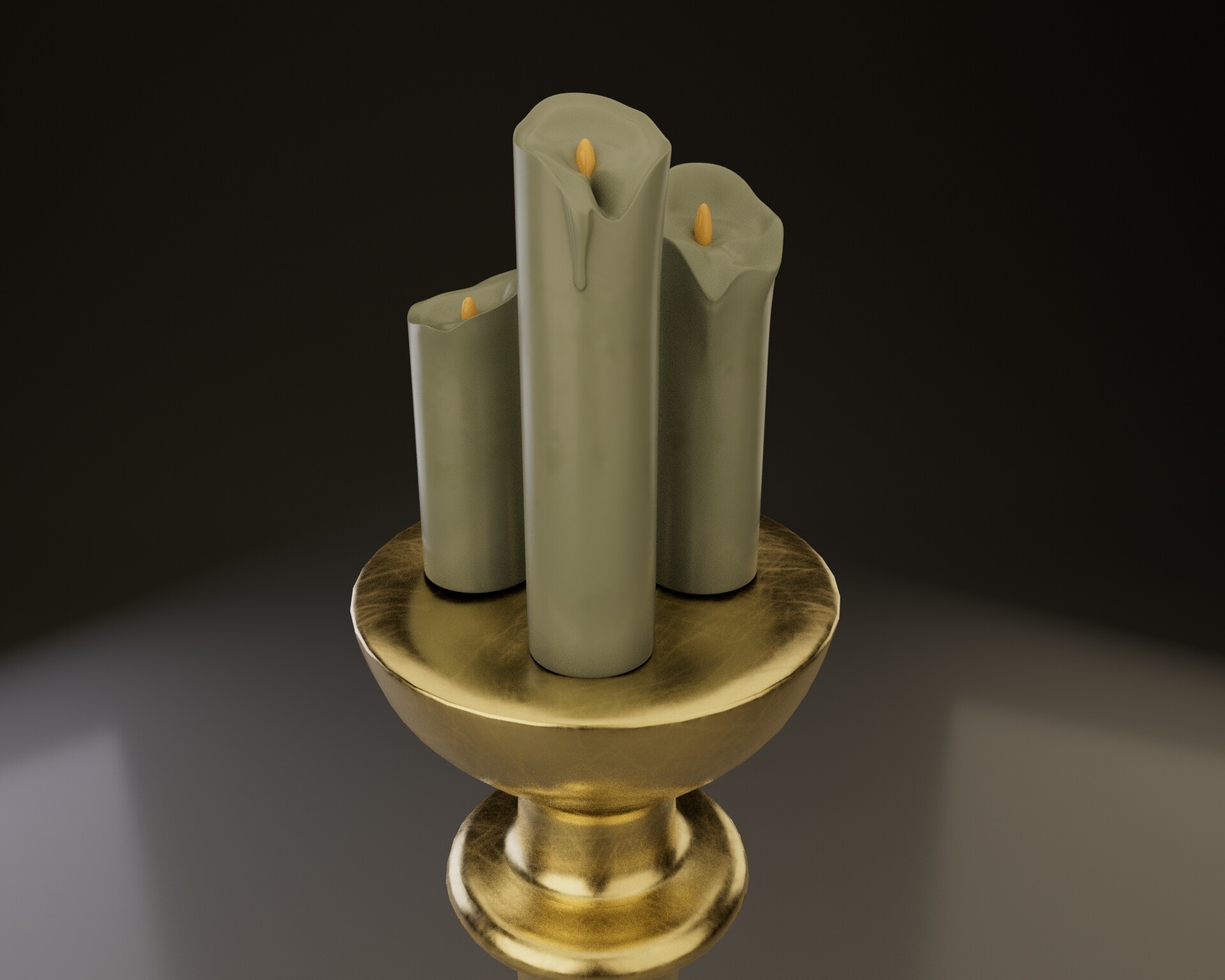 ArtStation - Candle prop model