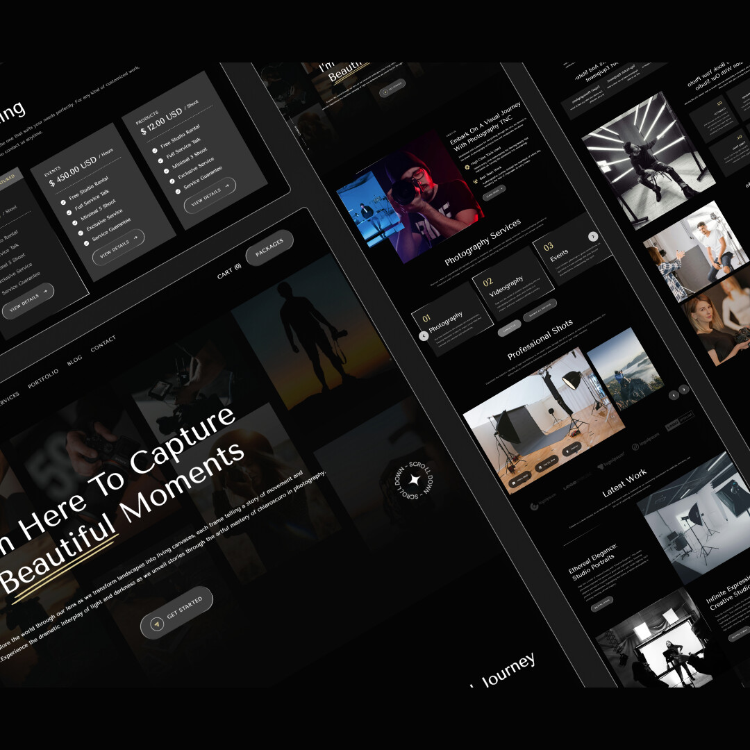 ArtStation - Photographer Ecommerce - Website