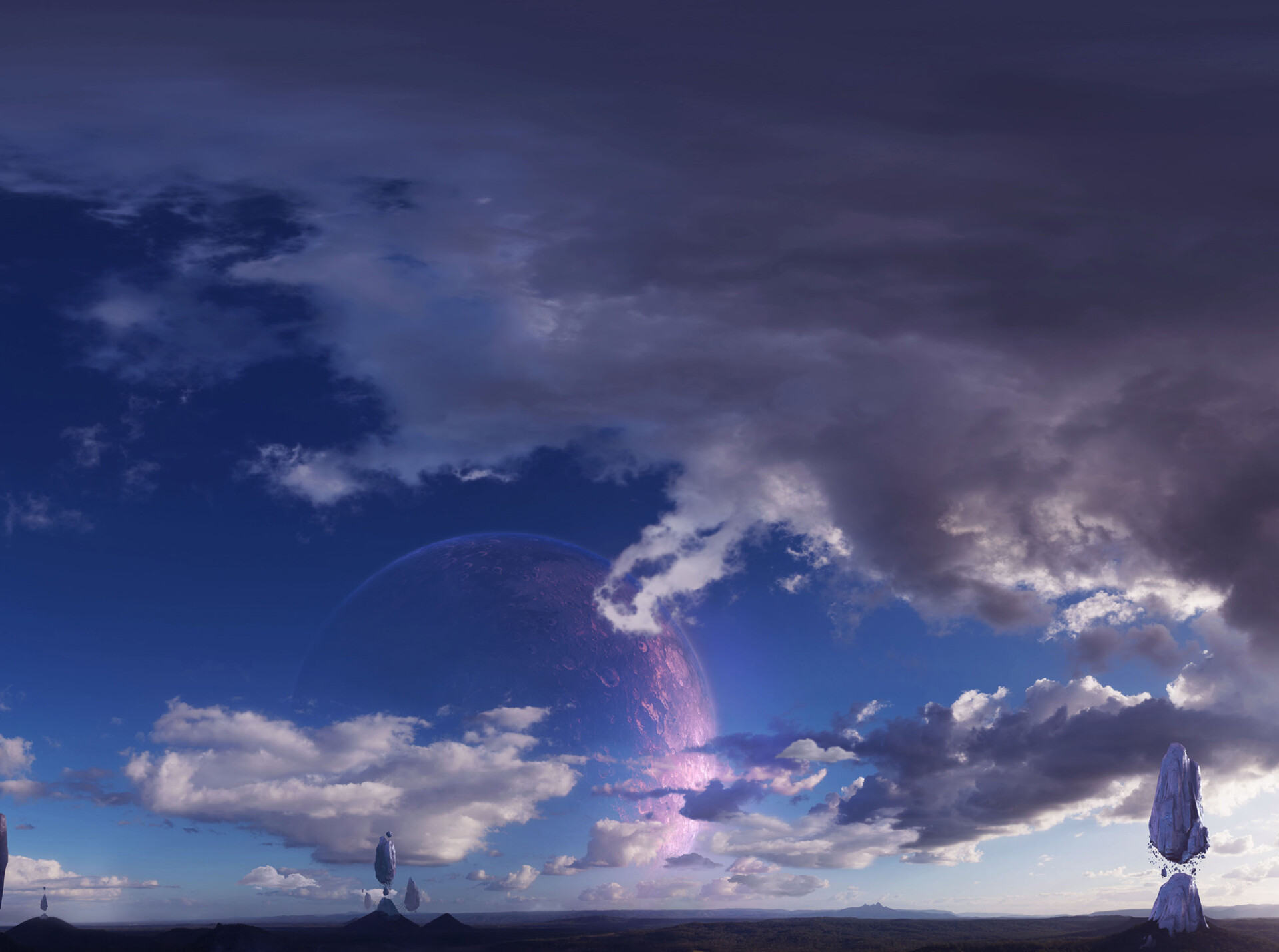 ArtStation - Matte Painting / Skybox / Sky Dome