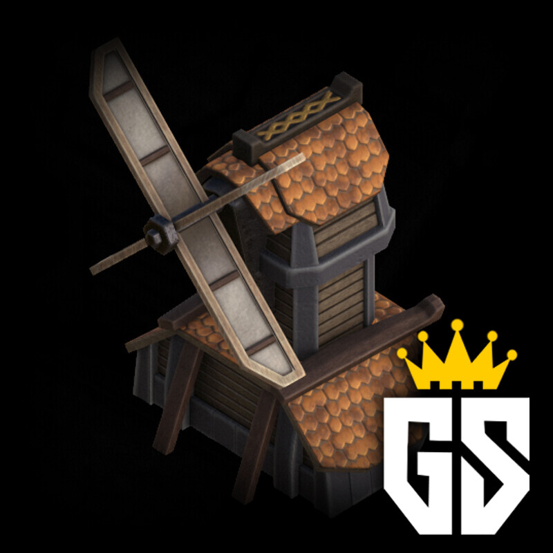 ArtStation - Dwarf windmill